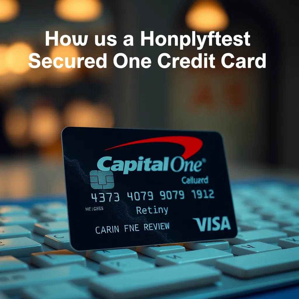 How to Apply for a Capital One Secured Credit Card Online