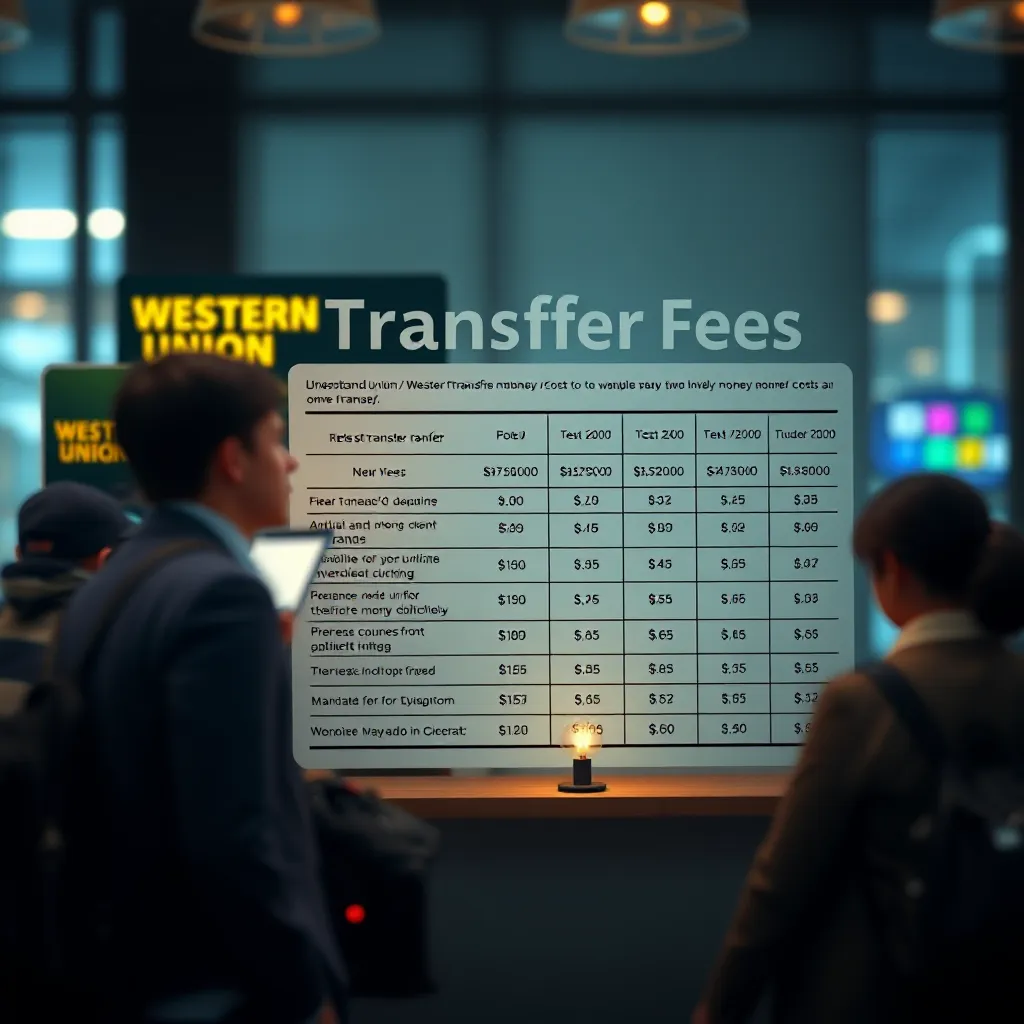 Understanding Western Union Money Transfer Costs