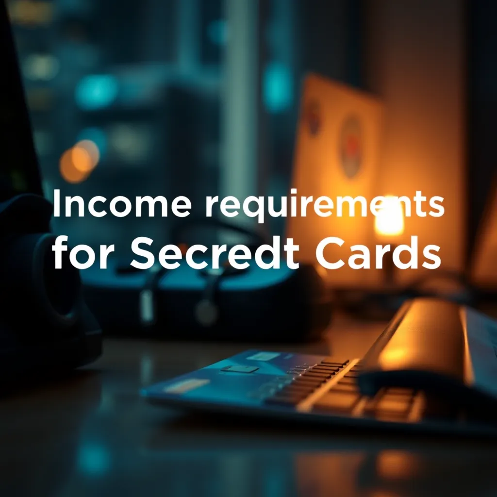 Minimum Income Criteria for Secured Credit Cards